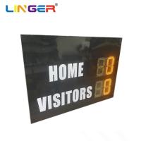 China LED Football Soccer Scoreboard 1050x1400mm 12inch Digit 4 Sides Wireless 250m 5G Lora Antenna for sale