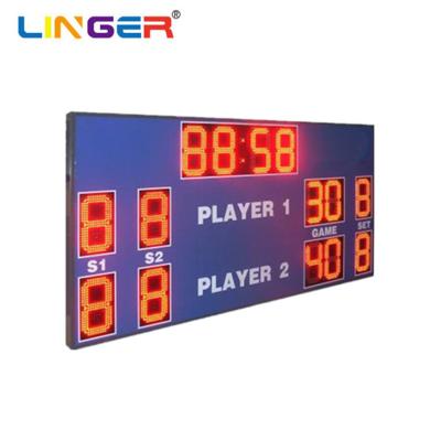 China 8-Inch Electronic Table Tennis Scoreboard with Wireless Remote Control, 250m Range and IP65 Rating for sale