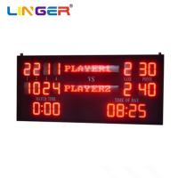 China 630nm Red LED Tennis Scoreboard with Wireless Control - 8-12 Inch Display, IP65 Rated, 100,000 Hour Lifespan for sale