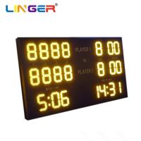 China 1.6mm FR4 PCB Electronic Tennis Scoreboard with 100,000 Hour LED Life and IP65 Rating for sale