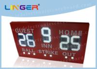 China 12-Inch LED Electronic Baseball Scoreboard - 3ft x 5ft Display with Wireless Control and Outdoor Waterproof Design for sale