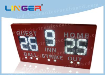China 12-Inch LED Electronic Baseball Scoreboard - 3ft x 5ft Display with Wireless Control and Outdoor Waterproof Design for sale