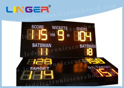 China Wireless LED Cricket Scoreboard 12-inch 300mm Digits 8.2ft Display with 500m Range and 2-Year Warranty for sale