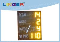 China 12-Inch Amber LED Cricket Scoreboard | 300mm Digital Display | 110V-240V Power | Outdoor Waterproof for sale