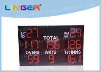 China Professional LED Cricket Scoreboard 12 Inch 300mm Digit Height Hanging Mounting Installation for sale