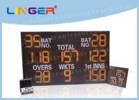 China 12 Inch 300mm LED Cricket Scoreboard with Wireless Remote Control and Steel Frame for sale