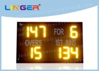 China 8 Inch 200mm Waterproof LED Cricket Scoreboard with 300mm Amber Digits and Wireless Control for sale