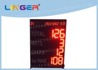 China Customized Size / Layout Electronic Sports Scoreboard For Cricket 110V ~ 240V for sale