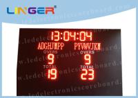 China 12 Inch 300mm LED Cricket Scoreboard with Shot Clock - 4.9ft x 6.6ft Outdoor Display, 100000 Hours LED Life for sale