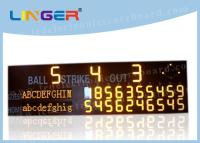 China High Brightness LED Baseball Scoreboard with 12