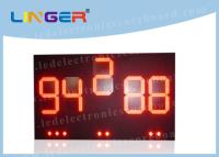 China 20-Inch Outdoor UV Protection LED Baseball Scoreboard with Brackets - 500mm Digit Height, 100000 Hour LED Life for sale