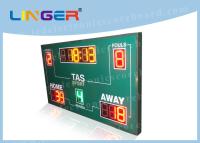 China Wireless Basketball Scoreboard , Basketball Clock Timer Red / Yellow / Green Color for sale