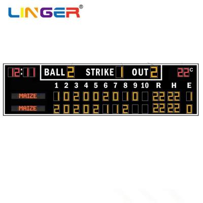 China LED Baseball Scoreboard High Refresh Rate Segment Digit Display Custom Size for sale