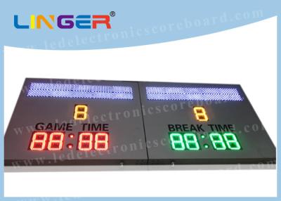 China LED Electronic Paintball Scoreboard 8 Inch Digits Red Green Yellow Remote Control Outdoor for sale
