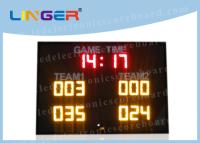 China Small Size IR Remote LED Electronic Scoreboard 6 Inch 150mm Digits with Hanging Brackets for sale