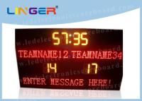 China LED Football Stadium Scoreboard with 300mm Yellow Digits and 150kg Weight - Digital Display for Multi-Sports for sale