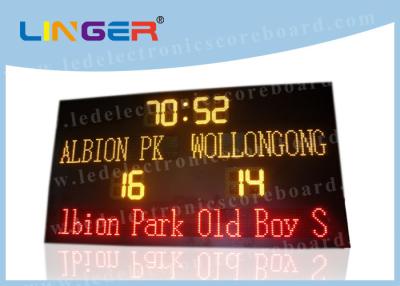 China P16mm LED Electronic Scoreboard For Basketball Iron Waterproof Cabinet for sale