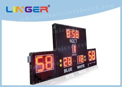 China Wireless Waterpolo Scoreboard 8in 200mm LED Display with 12in 300mm Shot Clocks for sale