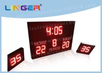 China 8 inch 200mm Red LED Electronic Scoreboard for Water Polo Sports with Shot Clock for sale