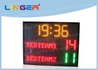 China Sport Club Digital Score Display Board with 300mm LED Digits, 1000m Wireless Control for Outdoor Sports for sale