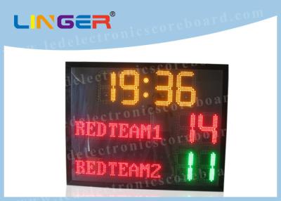 China Sport Club Digital Score Display Board with 300mm LED Digits, 1000m Wireless Control for Outdoor Sports for sale