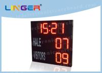 China 16 Inch 400mm Red LED Electronic Hockey Scoreboard - 8 Digit Display, 650m View Distance, 110-240V Power for sale
