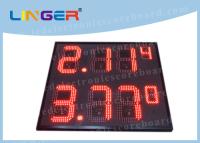 China IP65 Outdoor LED Digital Gas Price Sign - 400mm x 1000mm Display, 5000cd/m² Brightness, Wireless RF433 1000m Range for sale
