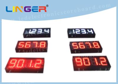 China 200mm Height LED Gas Price Sign with 888.8 Format, 5000cd/m² Brightness, IP65 Waterproof Rating for Outdoor Fuel Stations for sale