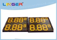 China 8.889 Format LED Gas Price Sign with 400mm x 900mm Display, IP65 Waterproof Frame, and 100,000 Hour Lifespan for sale