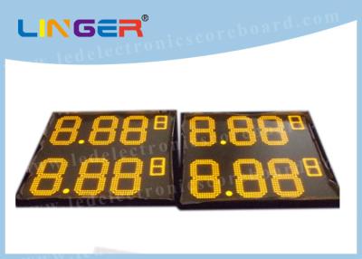 China 8.889 Format LED Gas Price Sign with 400mm x 900mm Display, IP65 Waterproof Frame, and 100,000 Hour Lifespan for sale