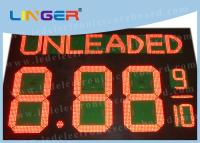China Electronic LED Gas Price Sign 900x1200mm with Wireless RF433 Controller and IP65 Waterproof Rating for sale