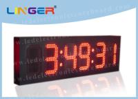 China 12-Inch 6-Digit LED Countdown Timer Clock with 5000cd/m² Brightness and IP65 Rating for Bus Stations for sale