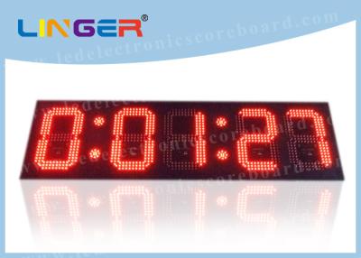 China 12'' 300mm 7-Segment LED Countdown Timer for Train Station with 5000cd/m² Brightness and IP65 Rating for sale