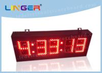 China 150mm Digit Height LED Countdown Timer 8 88 88 Format Red Display Iron Cabinet for sale