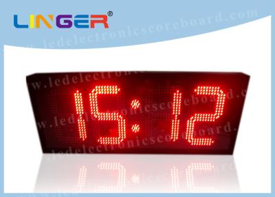 China IP65 Waterproof LED Countdown Timer with 12-inch Red Digits, GPS Sync & 1000m Wireless Range - 110-240V AC for sale