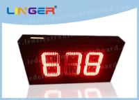 China 888 Format Red Countdown Timer 3 Digit LED Days Counter 600mm x 1000mm Iron Cabinet IP65 for sale