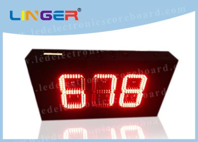 China 888 Format Red Countdown Timer 3 Digit LED Days Counter 600mm x 1000mm Iron Cabinet IP65 for sale
