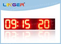 China 12 Inch LED Countdown Timer with Temperature Display 370x1500mm IP65 for sale