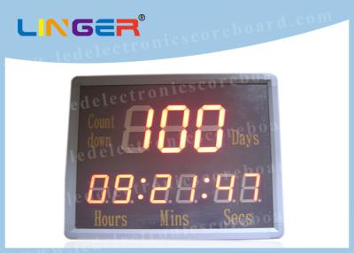 China 8'' 200mm Digital Countdown Clock with IR Remote, 5000cd/m² Brightness, IP65 Waterproof Rating for Indoor/Outdoor Use for sale