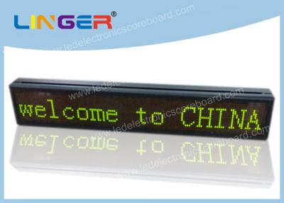 China Multi Function LED Scrolling Message Sign with Built-In Clock IP54/IP65 Waterproof 96x192mm Module for sale