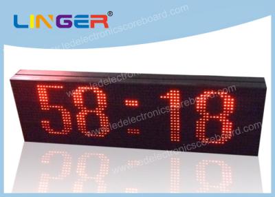 China LED Scrolling Message Sign & Electronic Clock Display 512mm x 1024mm with IP65 Waterproof Rating and 100,000 Hour LED Life for sale