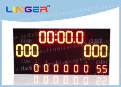 China Low Voltage Swimming Pool LED Scoreboard 8-12 Inch Display with Wireless PC Controller - 110-240V Waterproof for sale