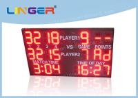 China 12-Inch LED Electronic Tennis Scoreboard with 250m View Distance and Wireless Controller for Outdoor Courts for sale