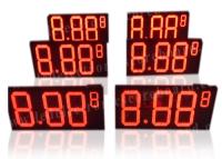 China Wireless Remote LED Gas Price Sign 580mm x 1500mm with IP65 Waterproof and 100,000 Hour LED Life for sale