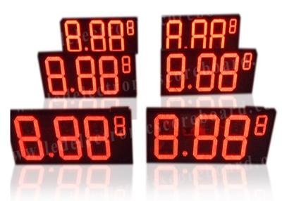 China Wireless Remote LED Gas Price Sign 580mm x 1500mm with IP65 Waterproof and 100,000 Hour LED Life for sale