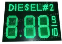 China 900mm x 1200mm Highway Service Station Digital Gas Price Sign with 20