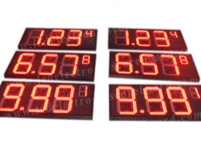 China 8'' to 20'' LED Gas Price Sign with 5000cd/m² Brightness, IP65 Waterproof Rating, and 100,000 Hour Lifespan for sale