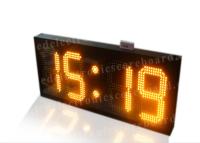 China 12-Inch Amber LED Countdown Timer with IP65 Waterproof Rating and 5000cd/m² Brightness for Outdoor Use for sale