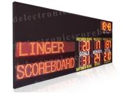China Multi-Function LED Electronic Scoreboard 400mm Red Display 110V-240V for AFL Cricket Outdoor for sale