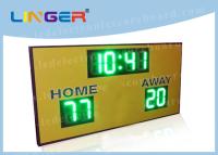 China LED Electronic Scoreboard for University Sports - 300mm Green Display, 900mm x 1500mm Dimensions for sale